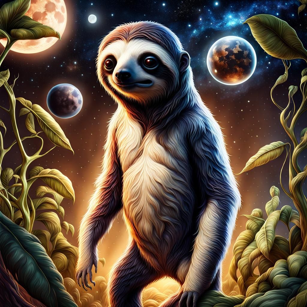 Sloth - AI Generated Artwork - NightCafe Creator