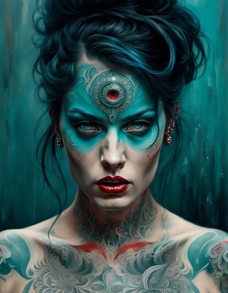 Scary face - AI Generated Artwork - NightCafe Creator