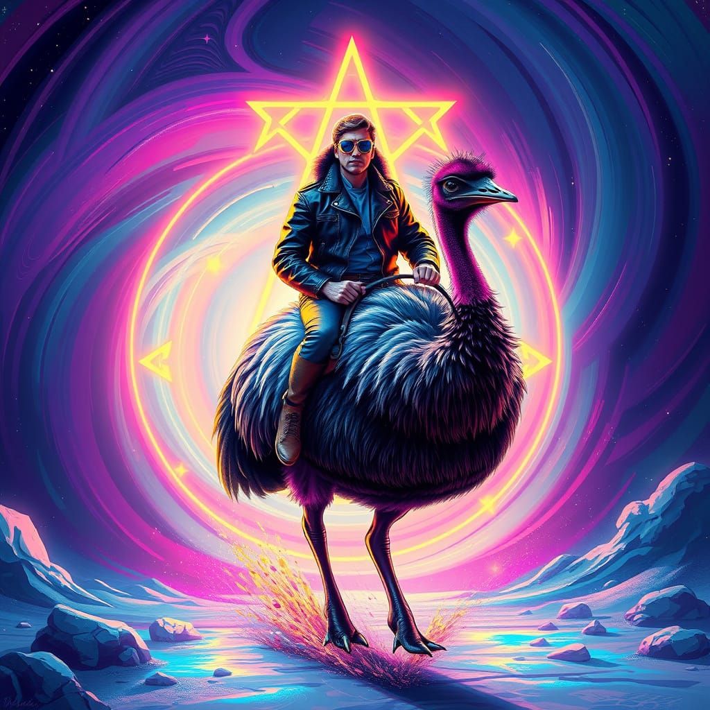 Riding an emu through a star gate - Riding an Emu through a ...