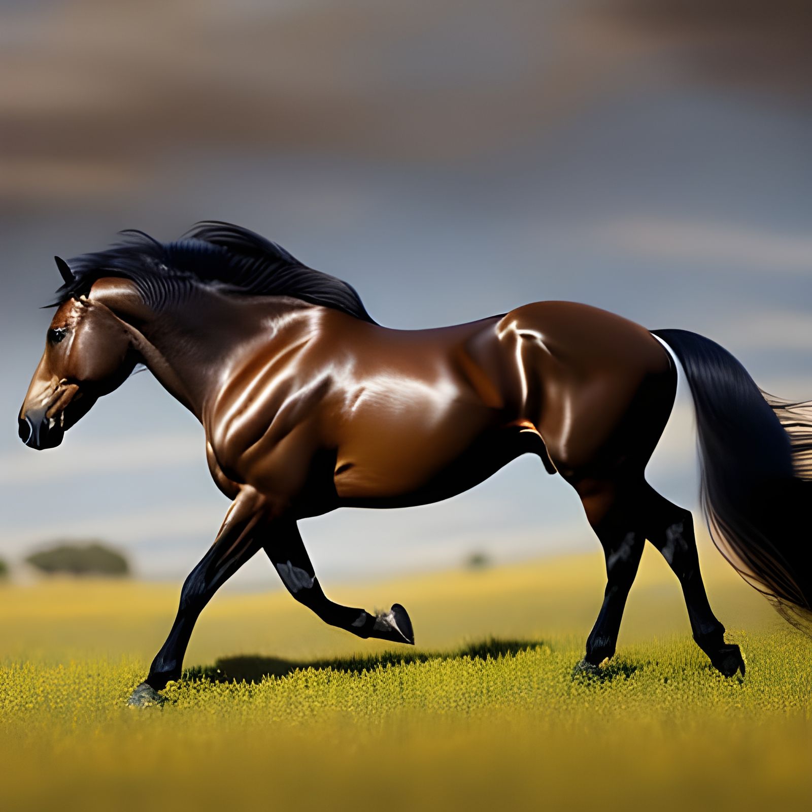 Majestic Stallion - AI Generated Artwork - NightCafe Creator