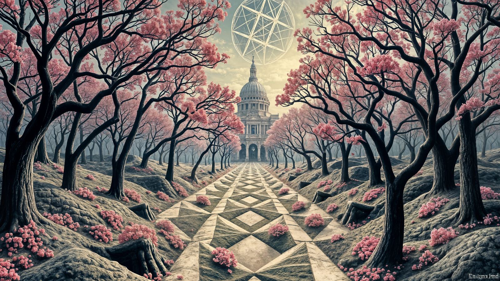 Surreal Spring Landscape - Surreal Spring Landscape