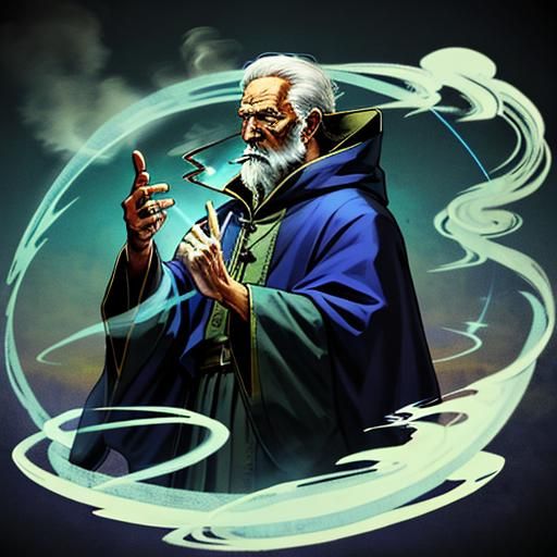 A wizard of Tim in a Timphonic circle - AI Generated Artwork ...