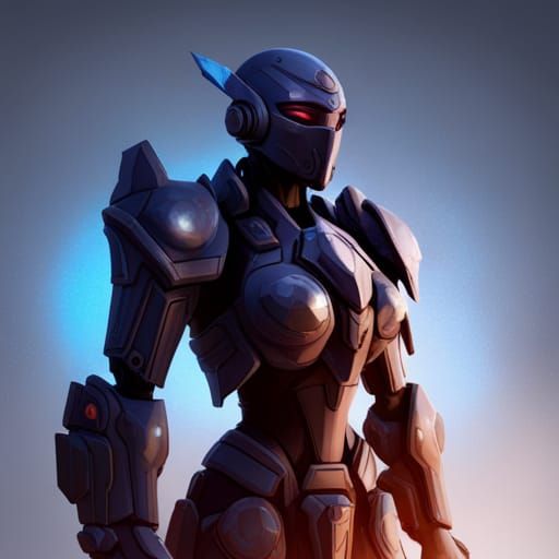 Cybernetic Knight - AI Generated Artwork - NightCafe Creator