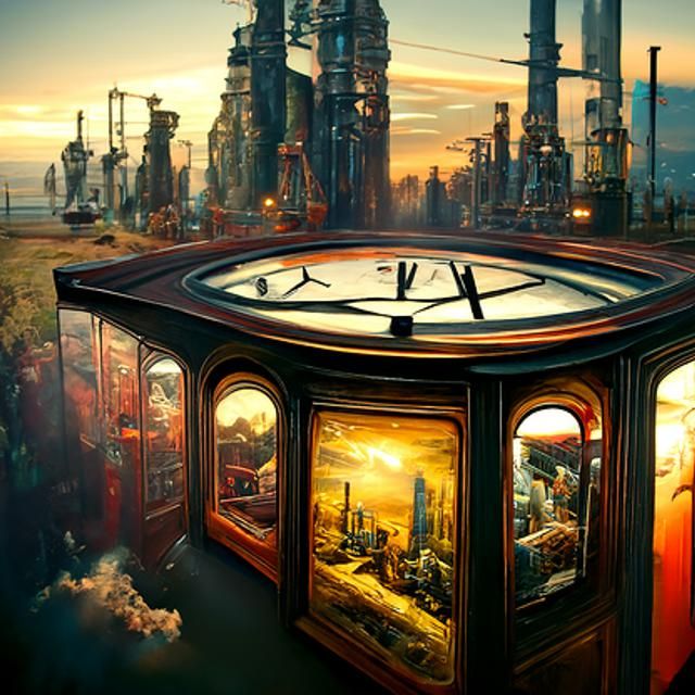 A Time Booth : r/nightcafe