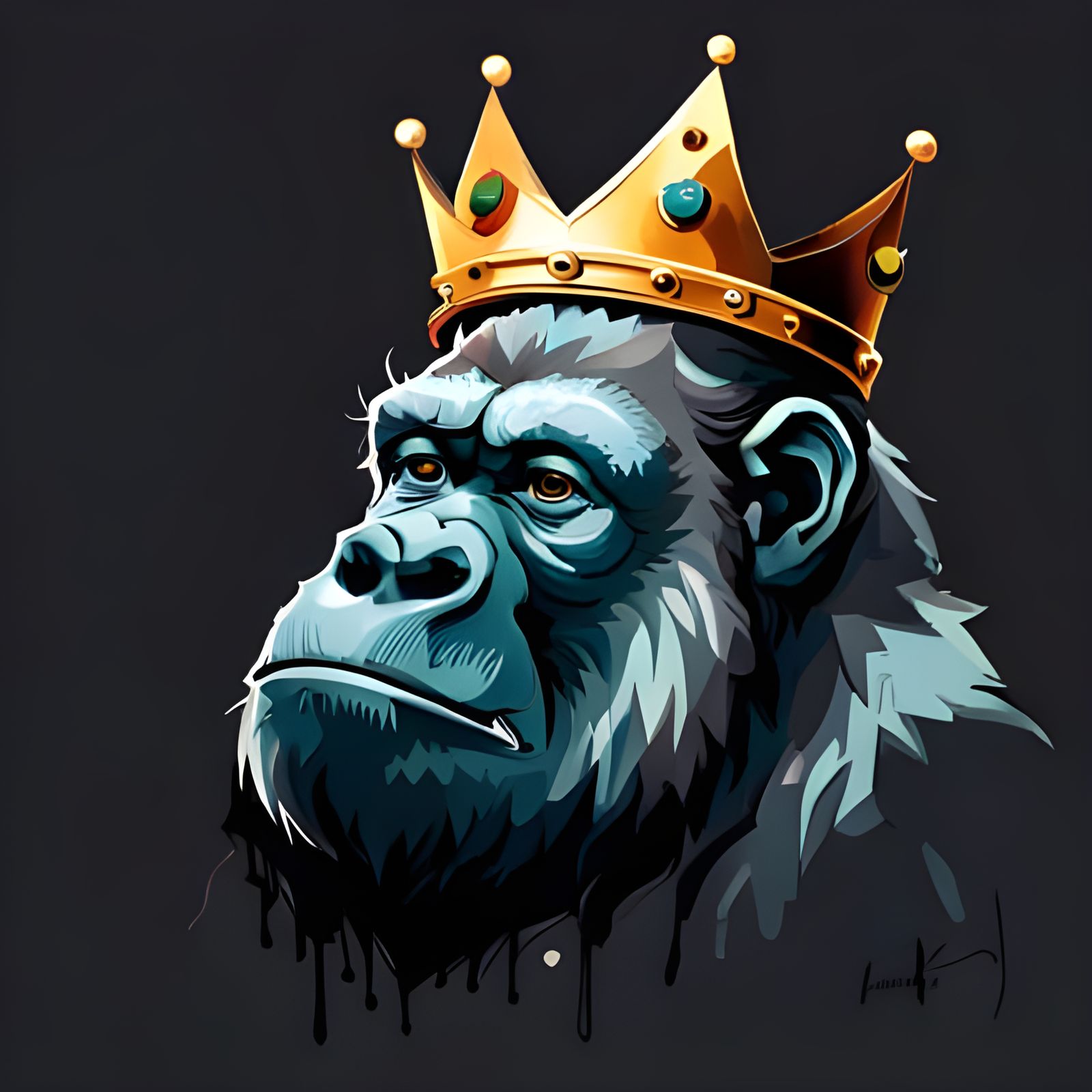 A Grumpy King - AI Generated Artwork - NightCafe Creator