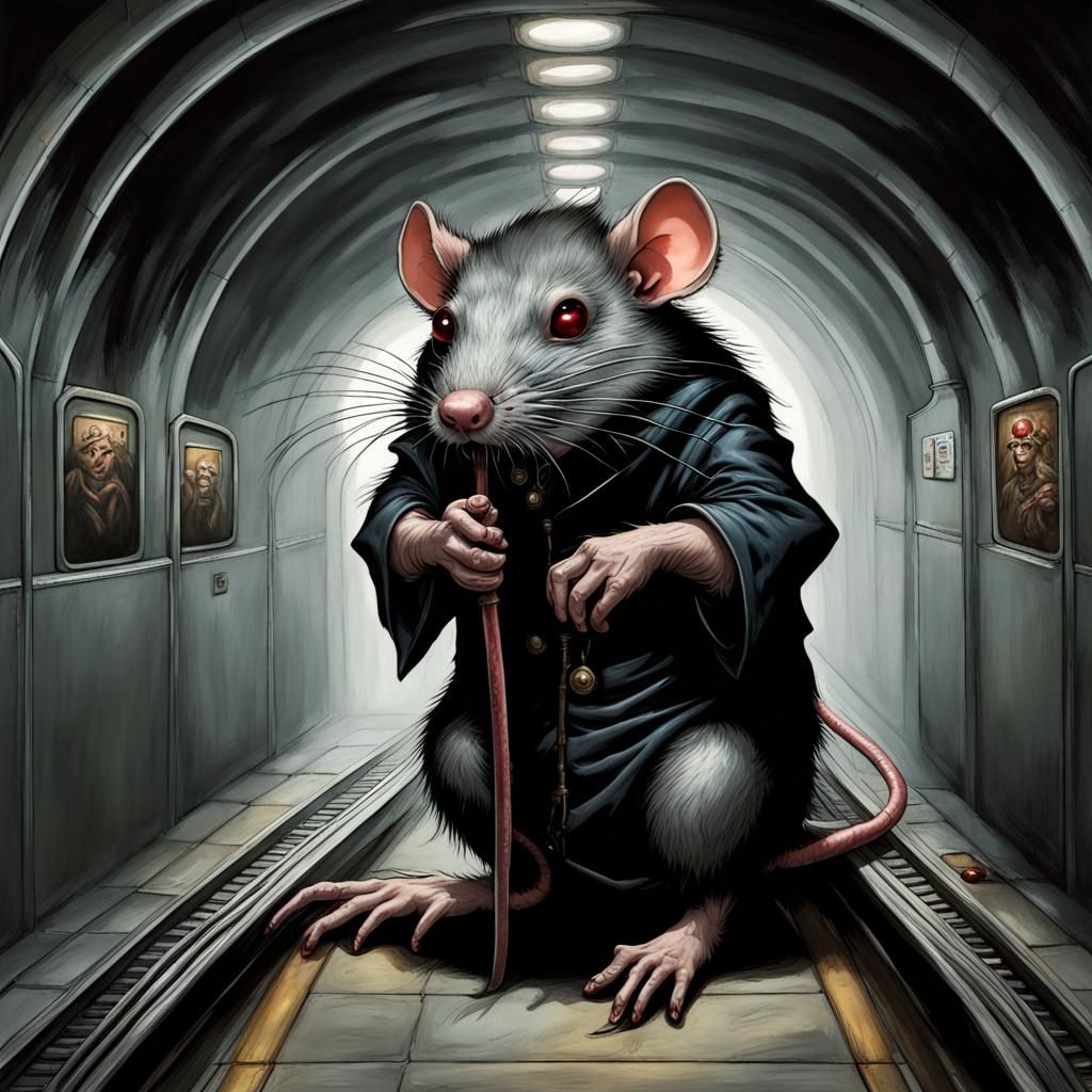 Metro Rat - AI Generated Artwork - NightCafe Creator