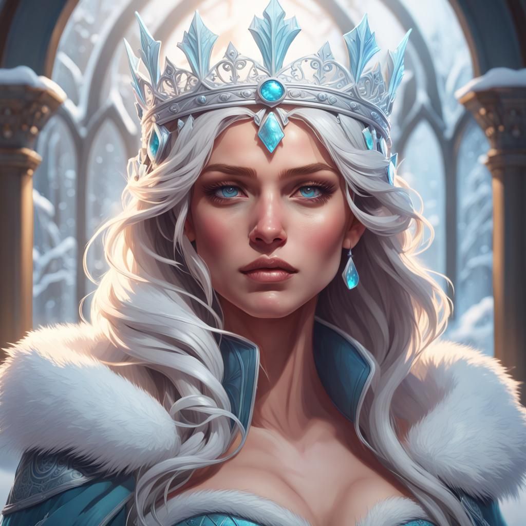 The Winter Queen - AI Generated Artwork - NightCafe Creator
