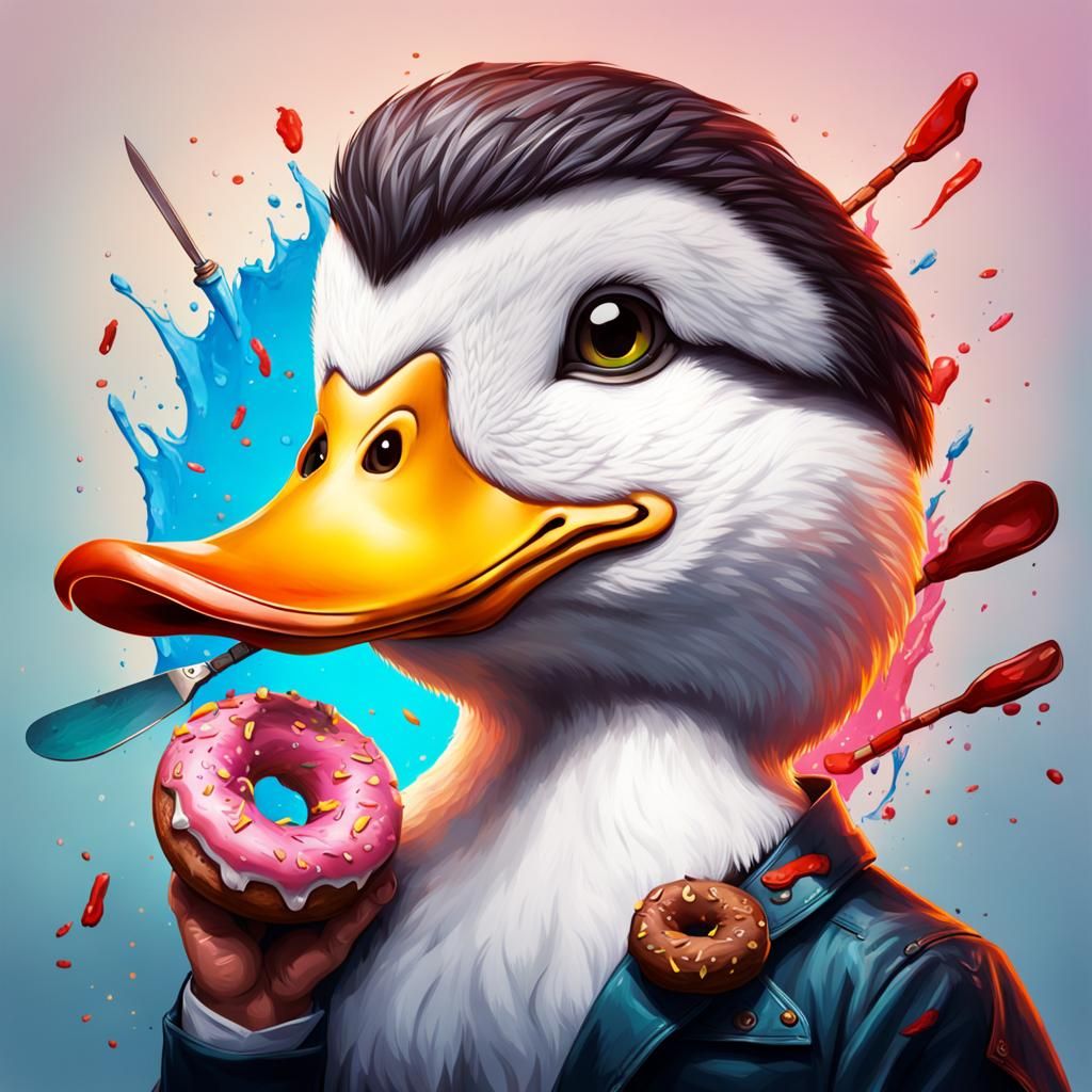 Sick Duck - AI Generated Artwork - NightCafe Creator