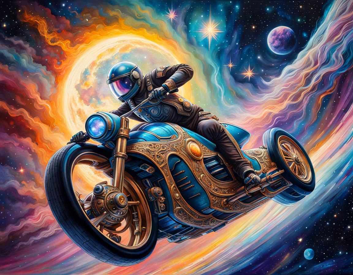 Space Rider - AI Generated Artwork - NightCafe Creator