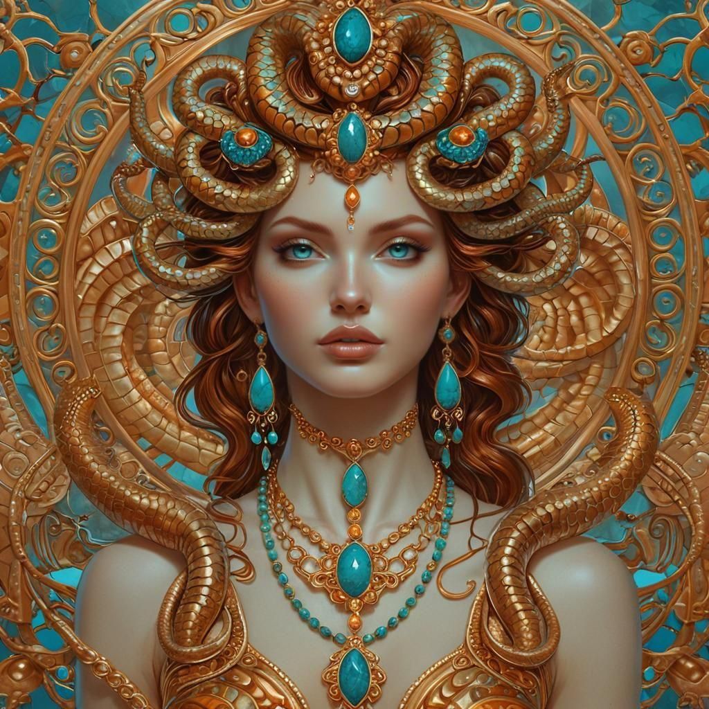 Creeping Copper Crown - AI Generated Artwork - NightCafe Creator