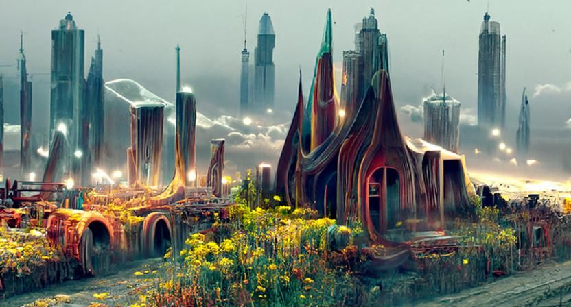 labyrinth city space that comes to the mind while reading the passages ...