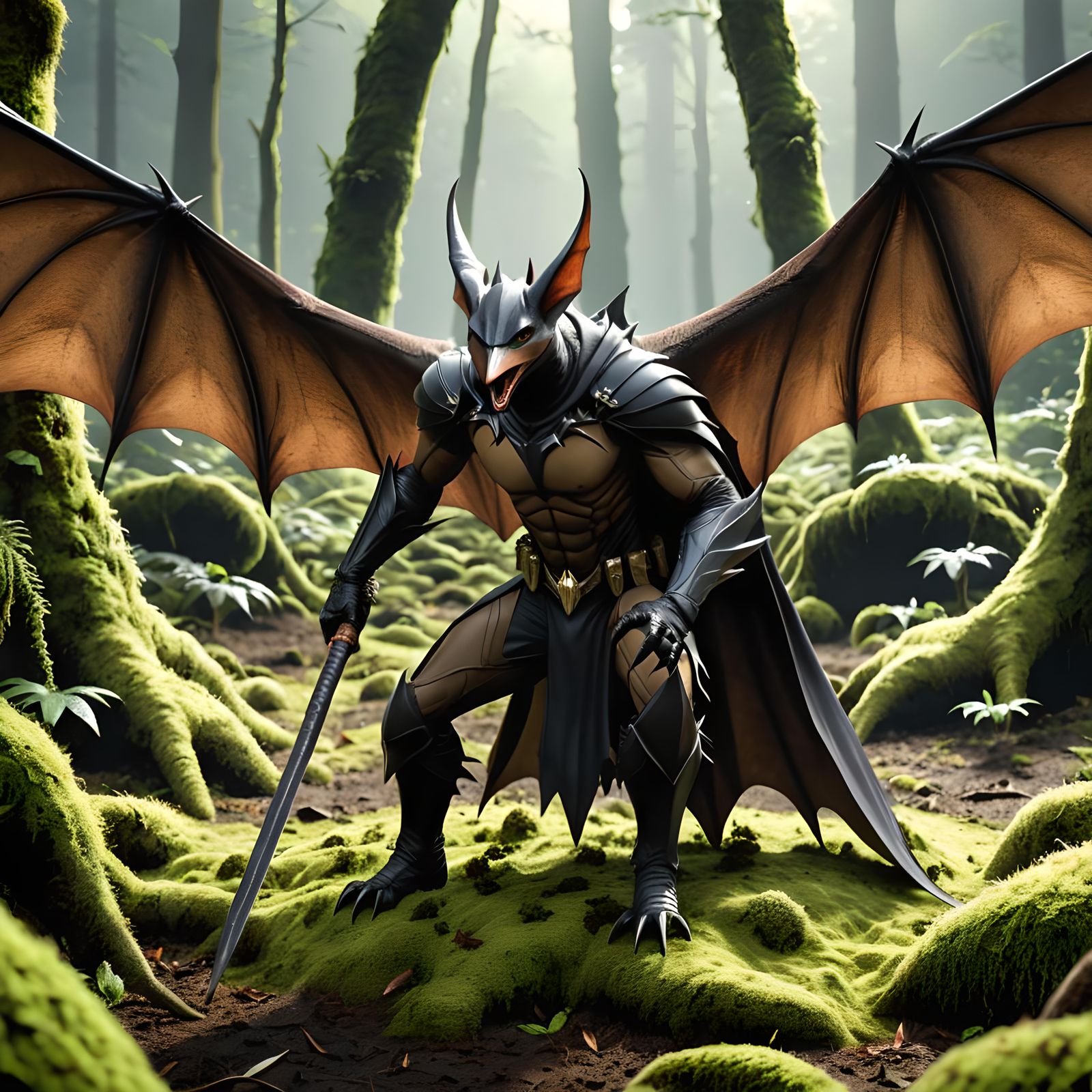 Batman mutant devolution - AI Generated Artwork - NightCafe Creator