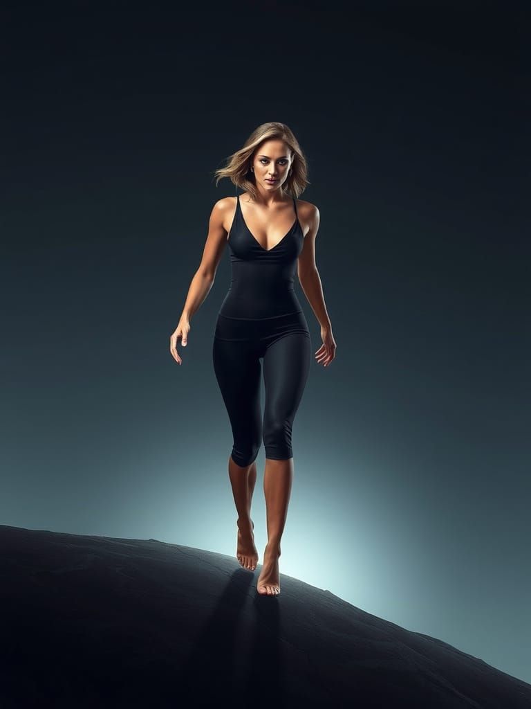 The ultimate woman with sleek and perfect toned body , walked in poised ...