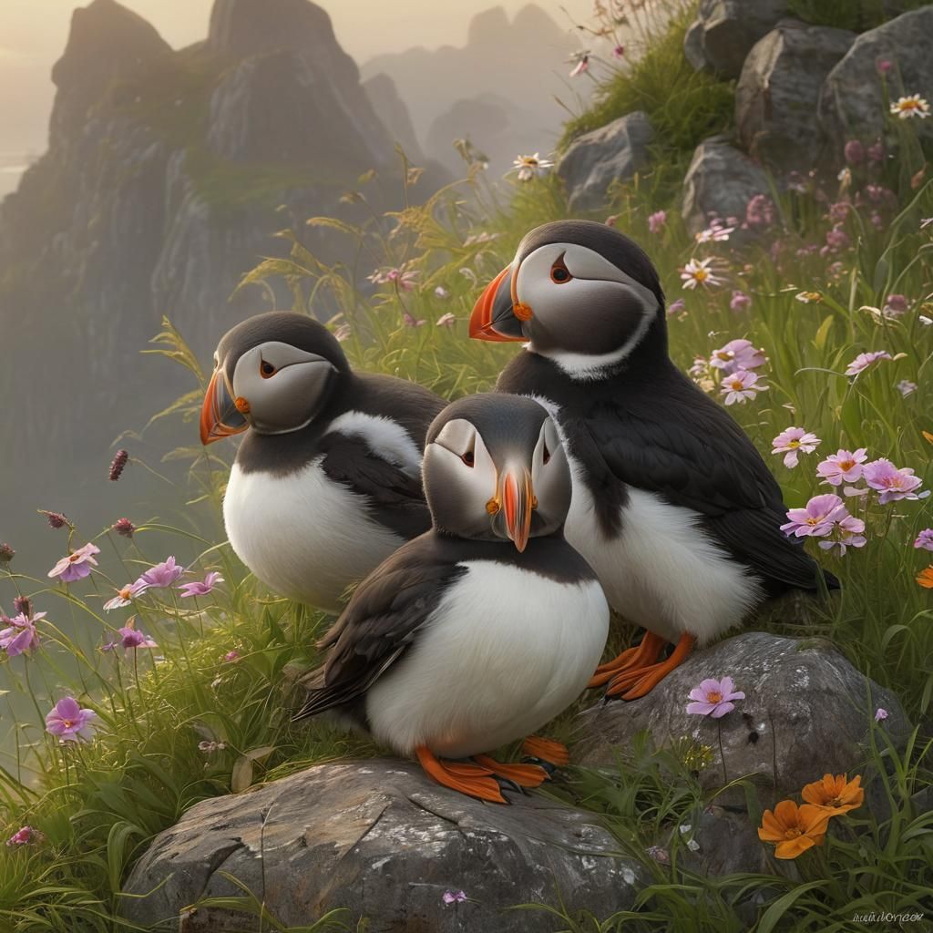 Puffins - Puffins