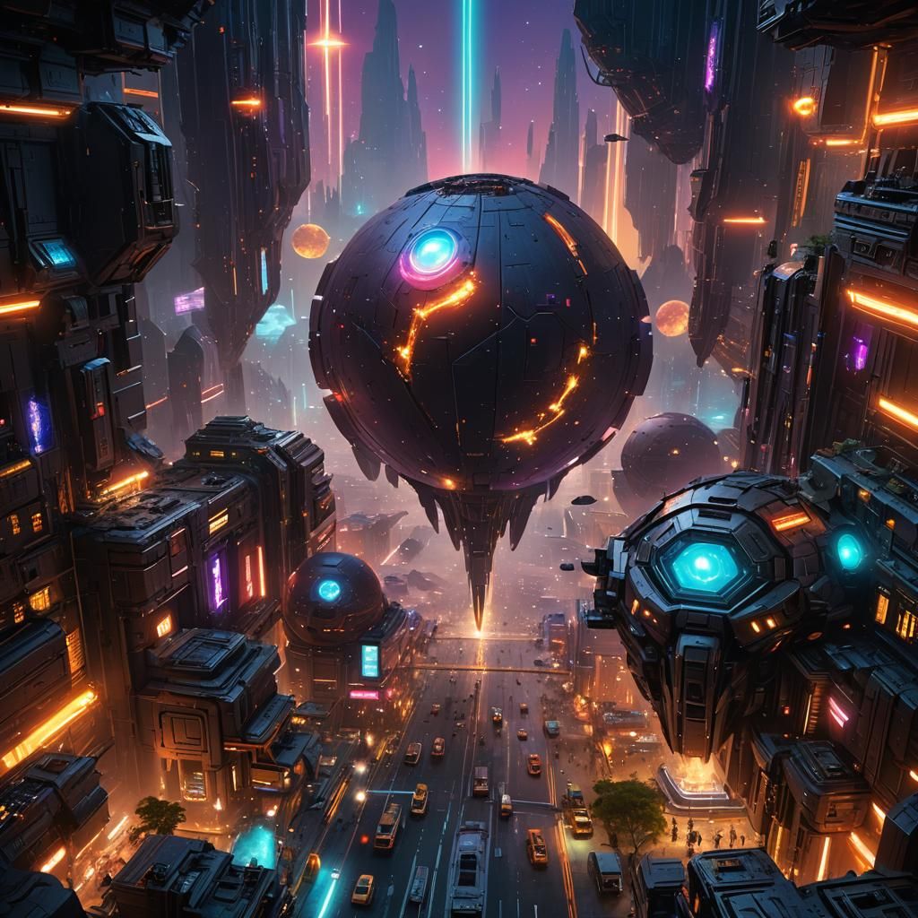 Asteroid Hub - AI Generated Artwork - NightCafe Creator