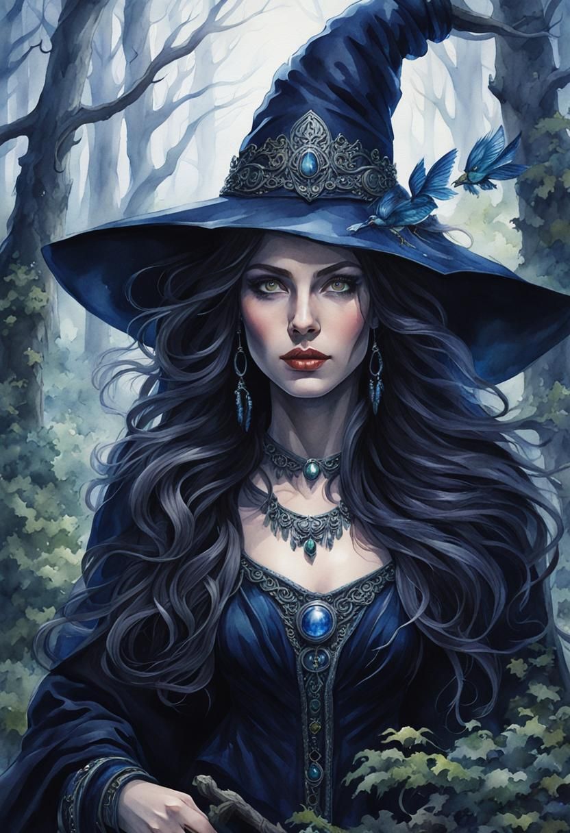 beautiful witch - AI Generated Artwork - NightCafe Creator