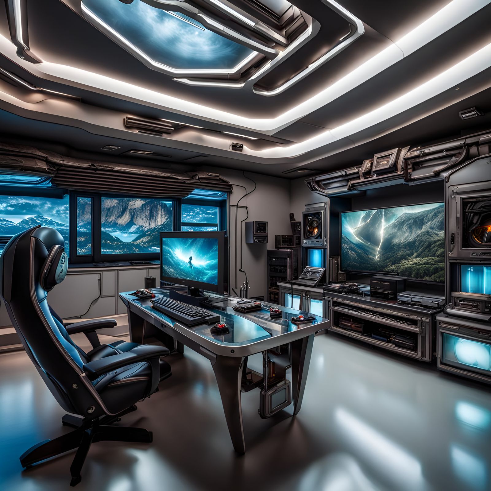 Gaming PC Setup? #dropsmic - AI Generated Artwork - NightCafe Creator