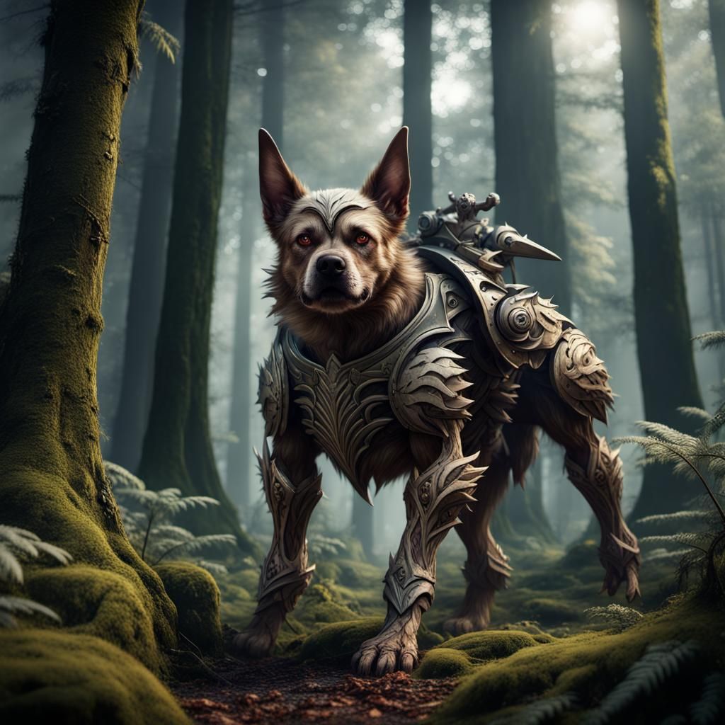The battle dog - AI Generated Artwork - NightCafe Creator