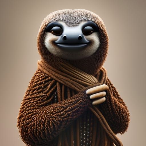 Sloth Beauty - AI Generated Artwork - NightCafe Creator