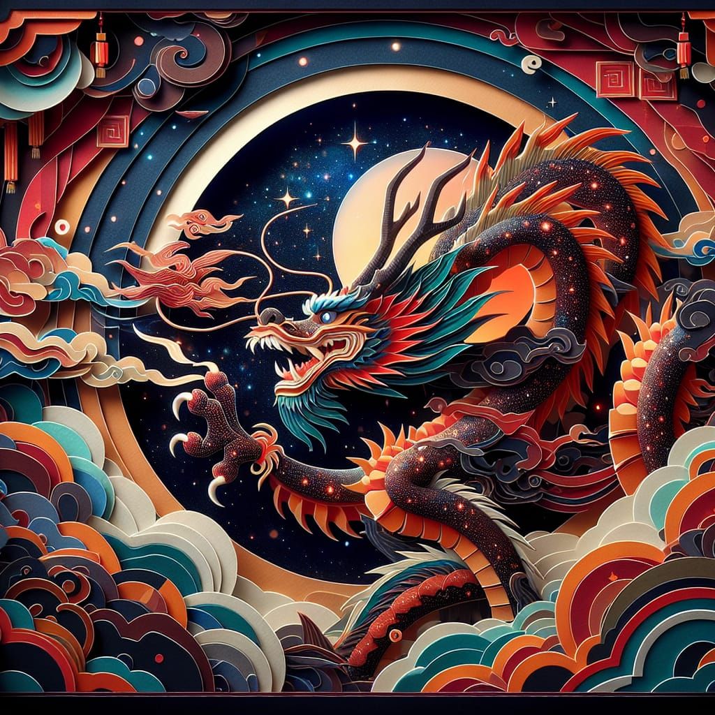 traditional Chinese dragon - AI Generated Artwork - NightCafe Creator