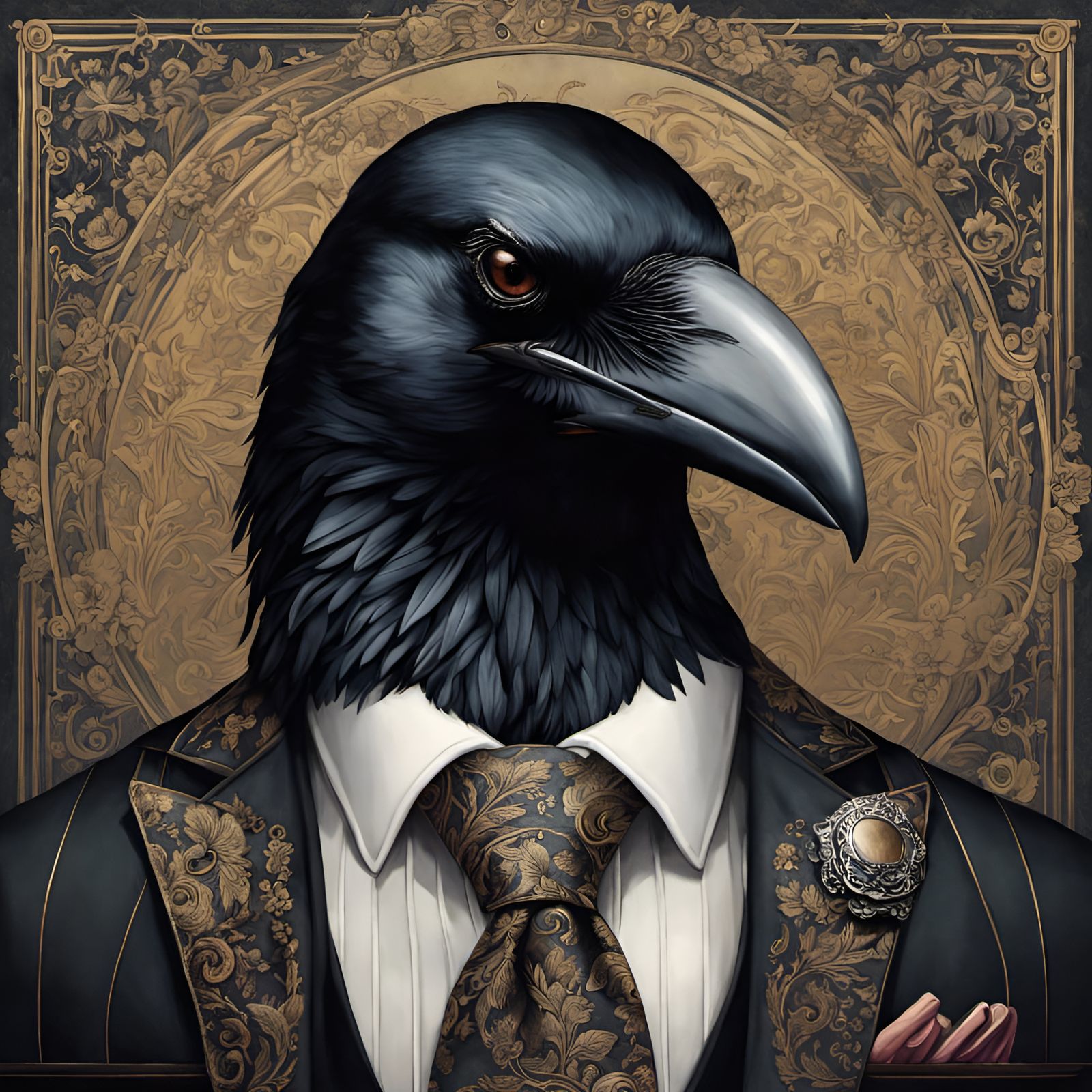 Ravenford Caw M.D. - AI Generated Artwork - NightCafe Creator