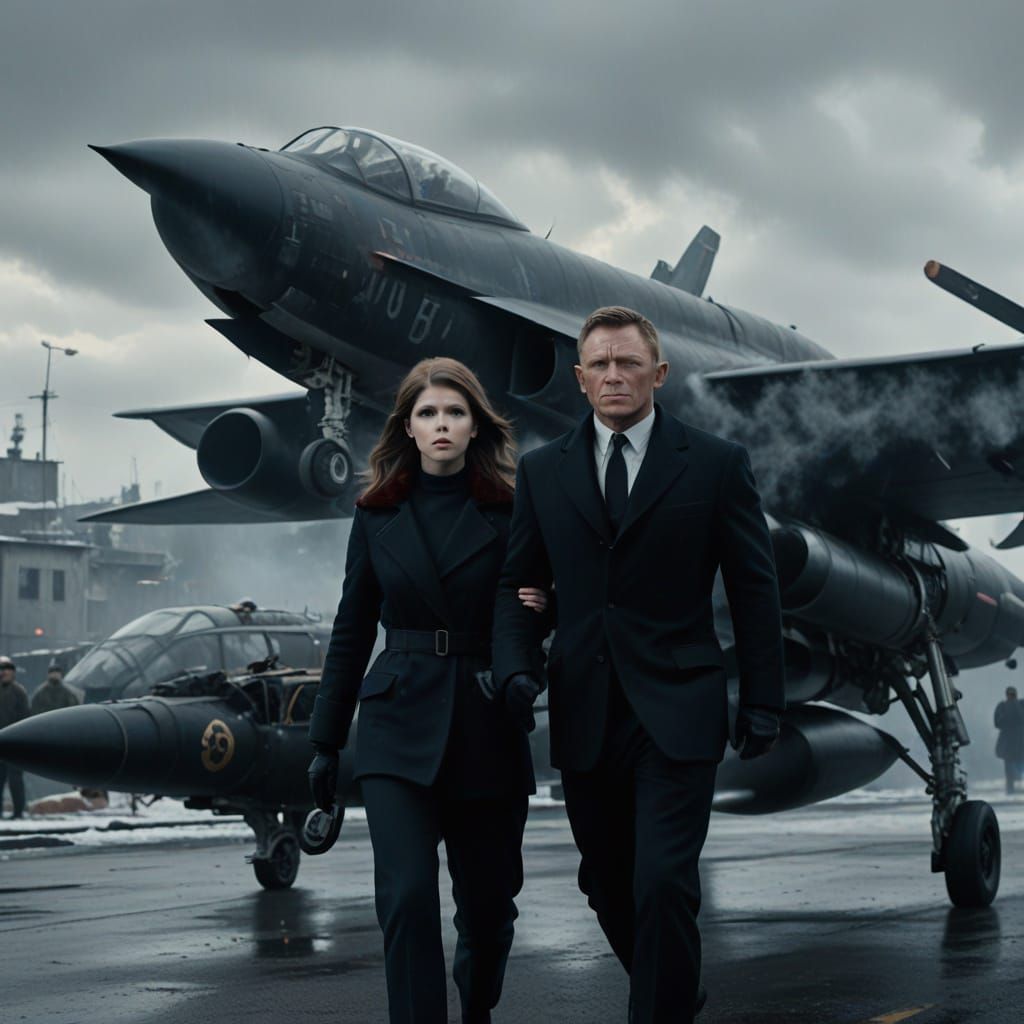 James Bond in 1960s Cold War Espionage: Digital Ma... - AI Art