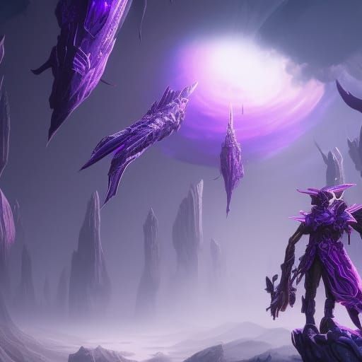 Purple Void - AI Generated Artwork - NightCafe Creator