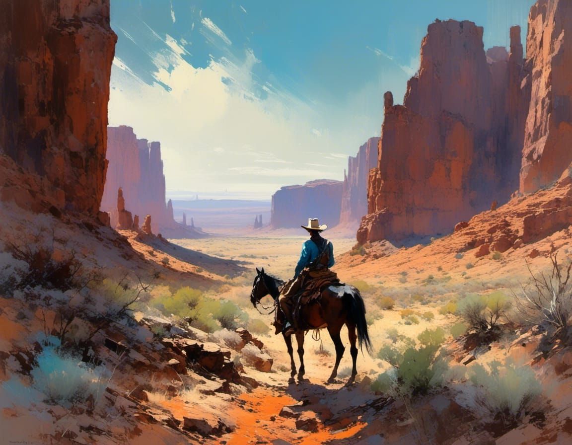 Western - AI Generated Artwork - NightCafe Creator