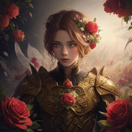Rose Knight - AI Generated Artwork - NightCafe Creator