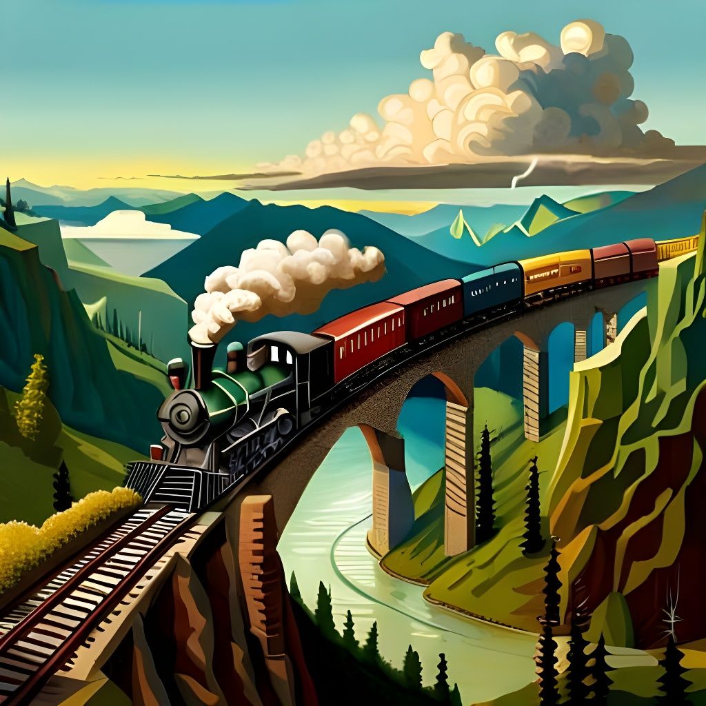 Cozy train ride - AI Generated Artwork - NightCafe Creator