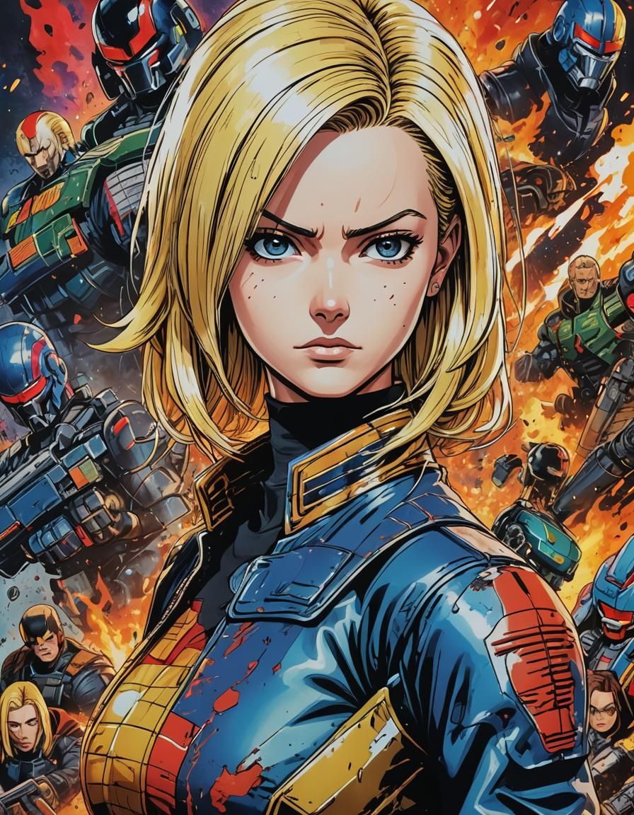 Android 18 - AI Generated Artwork - NightCafe Creator