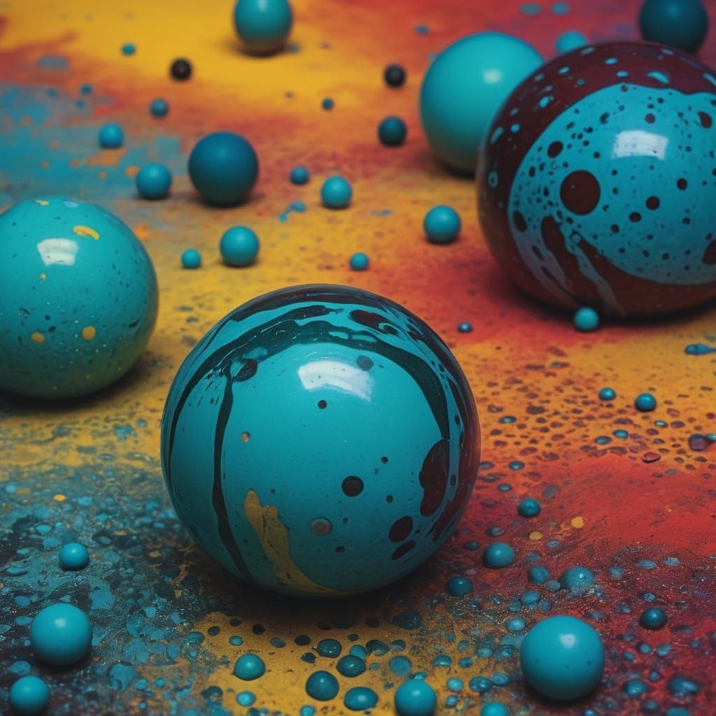 Marbles - AI Generated Artwork - NightCafe Creator