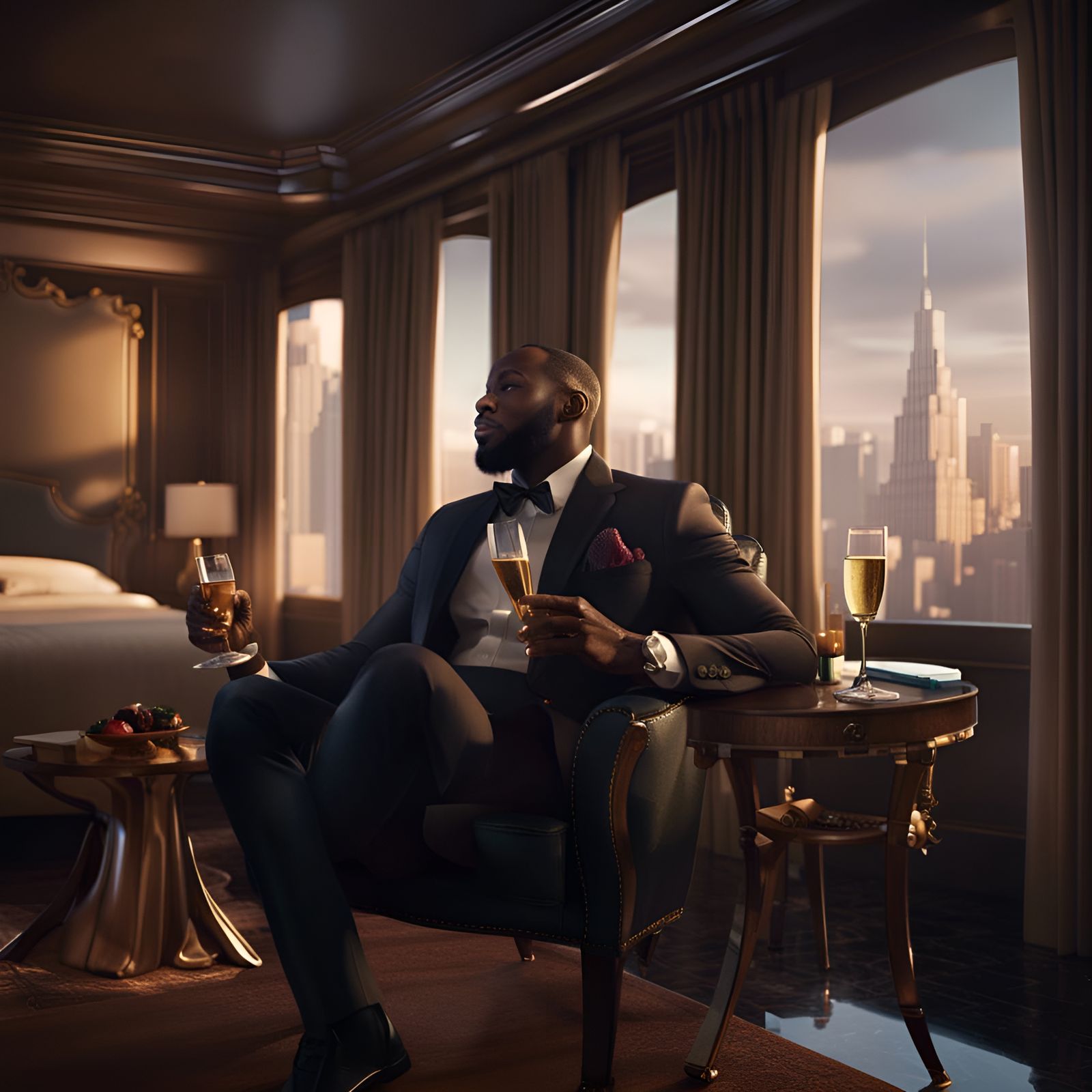 Room Service (Album Cover Art) - AI Generated Artwork - NightCafe Creator