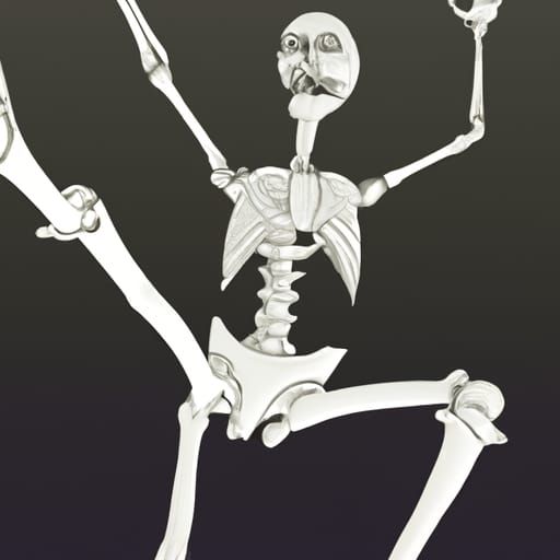 Alien skeleton very scary!!!! - AI Generated Artwork - NightCafe Creator