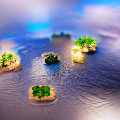 Mini islands with different biomes - AI Generated Artwork - NightCafe ...