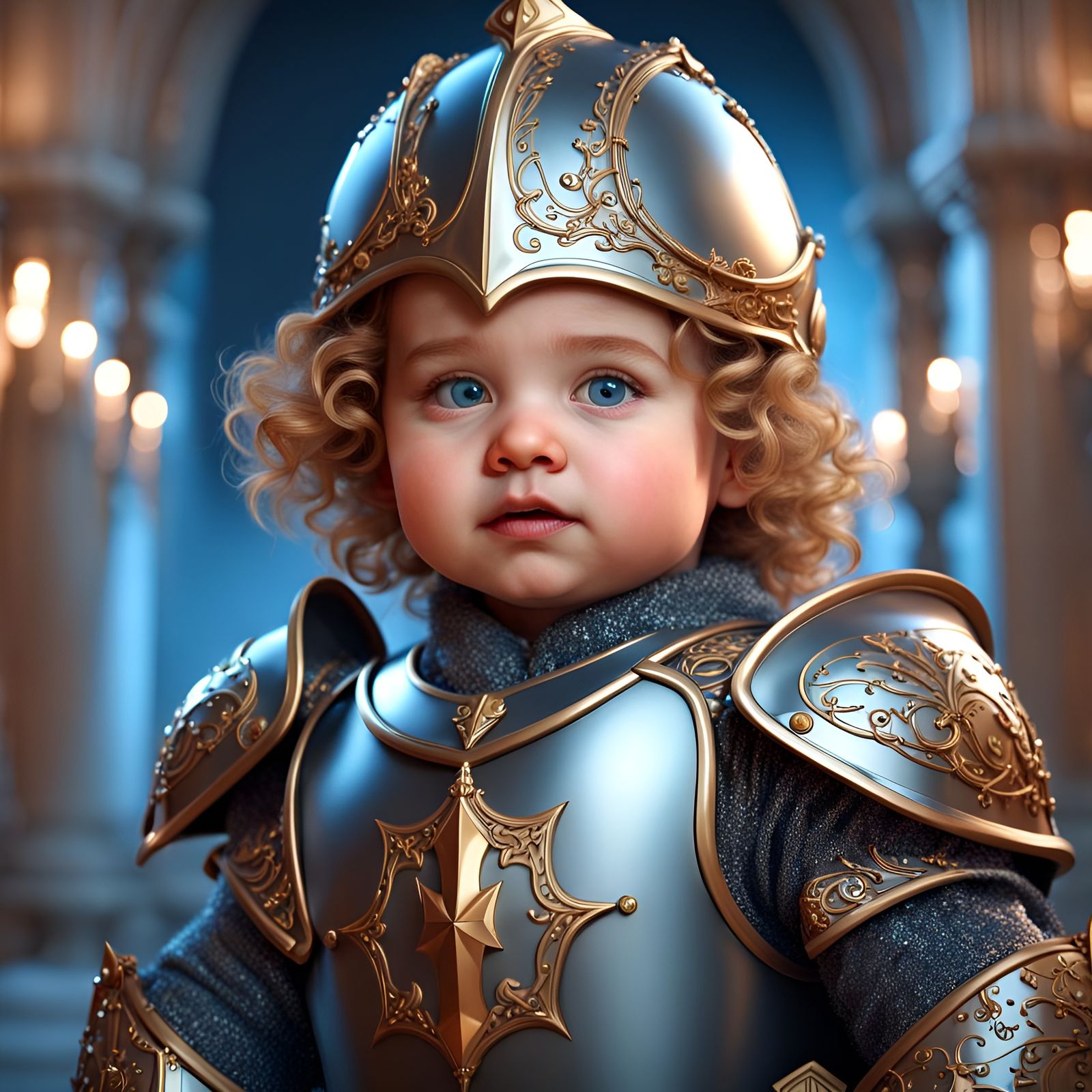 Knight knight baby - AI Generated Artwork - NightCafe Creator