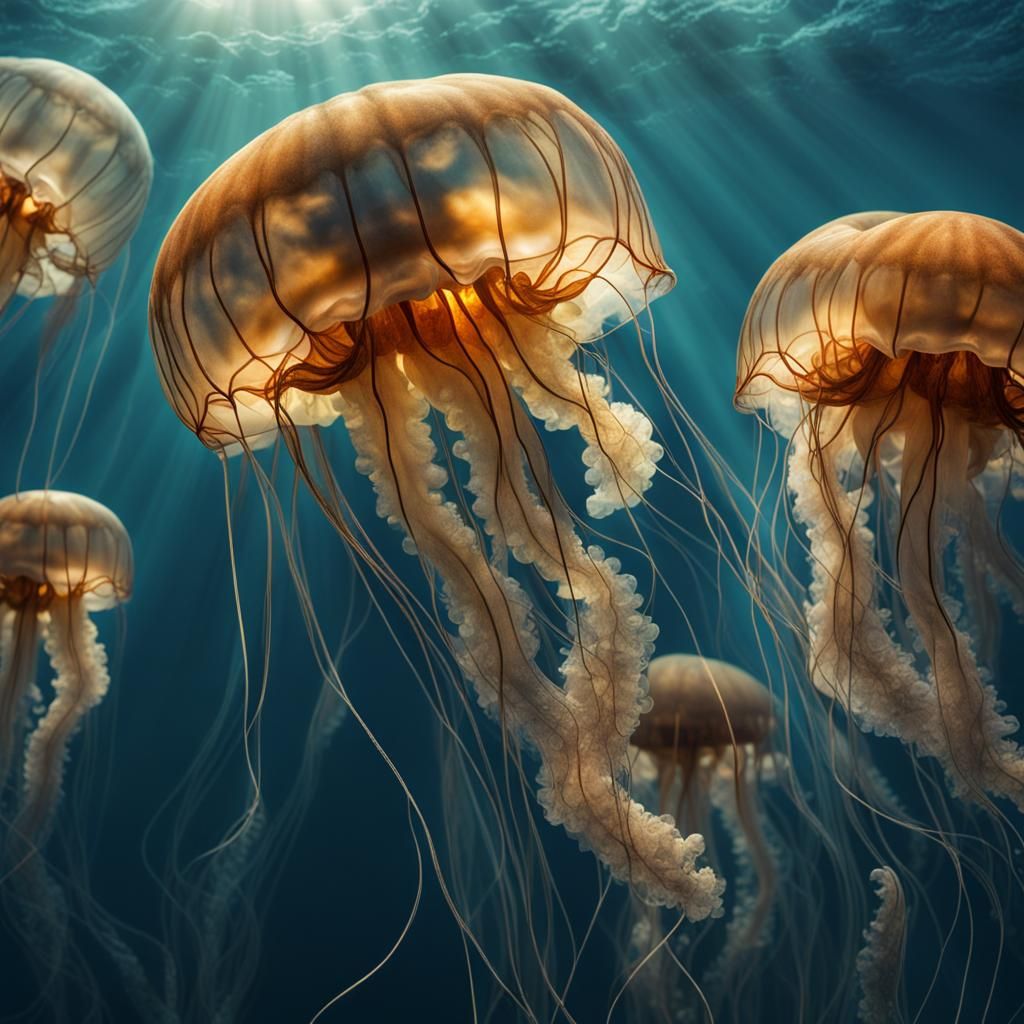 Jellyfish 2 - AI Generated Artwork - NightCafe Creator