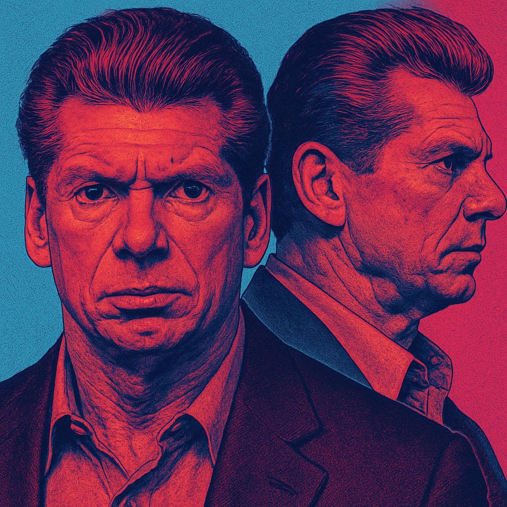 Vinny Mac - Vibrant Duotone Portrait of Man, Two Angles