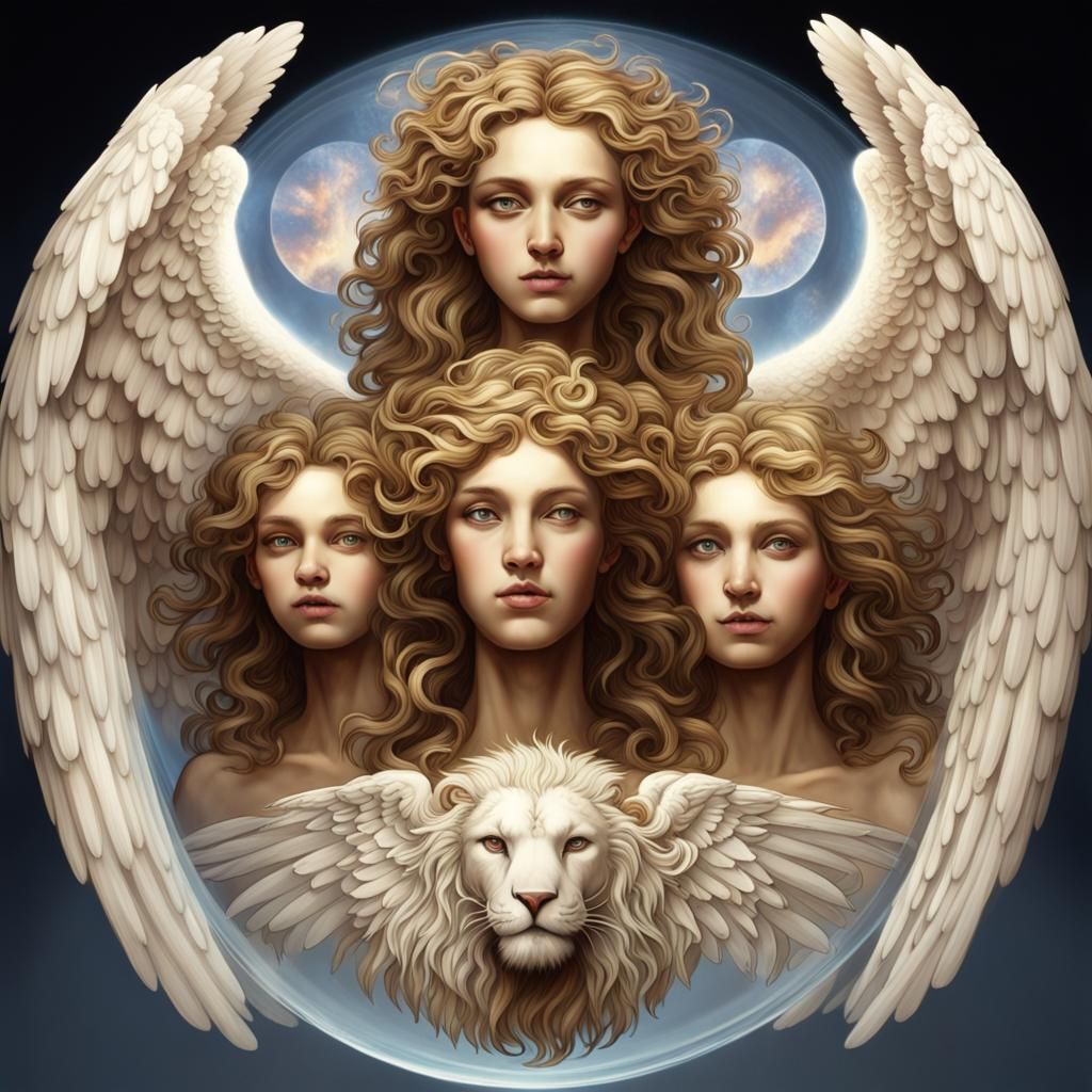 angels had four faces. The first was the face of angel, the second was ...