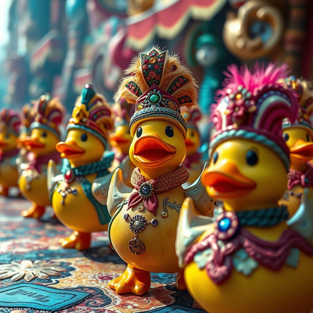 A rubber duck parade😁 - A rubber duck parade😁