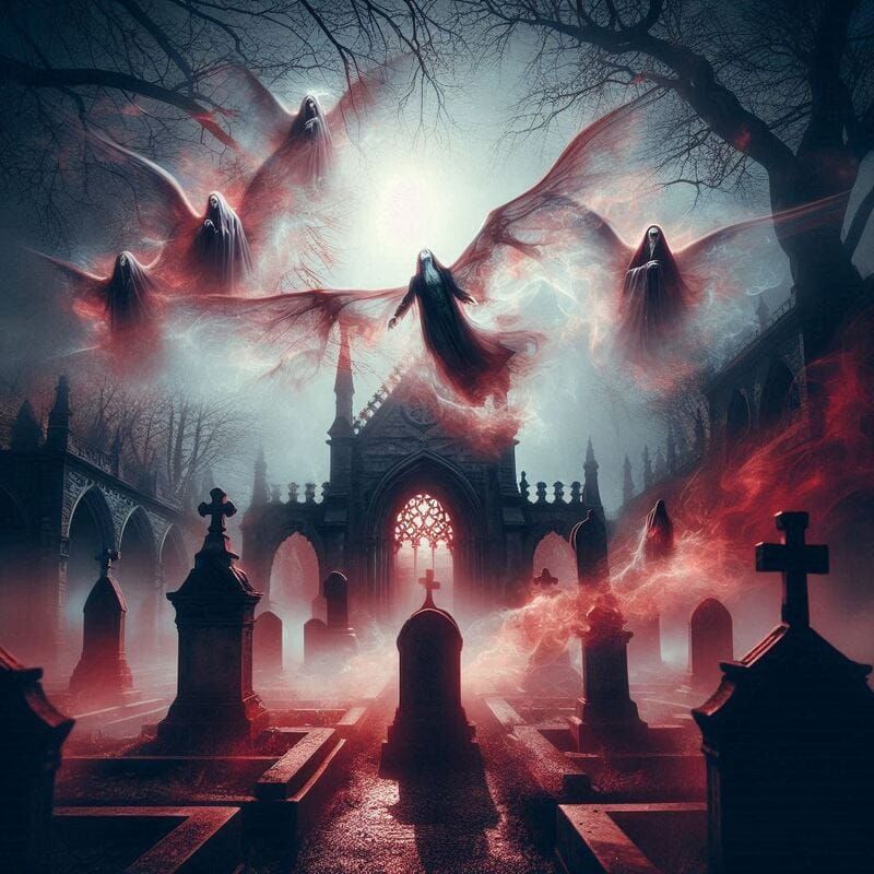 Haunted Souls II - AI Generated Artwork - NightCafe Creator