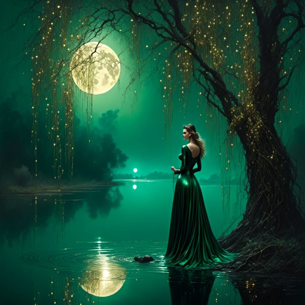 Moonlight Glow - AI Generated Artwork - NightCafe Creator