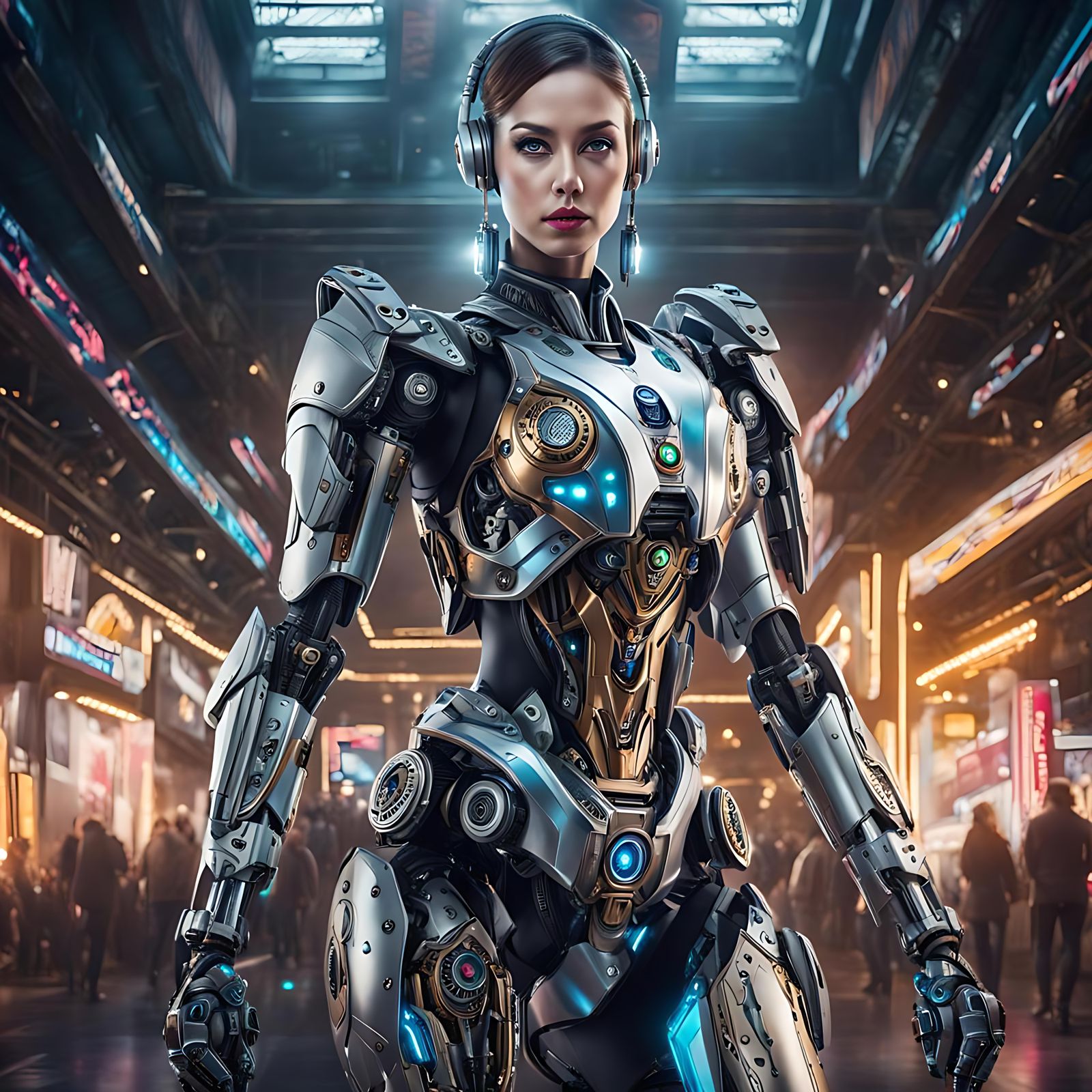 Mecha Fashion. - AI Generated Artwork - NightCafe Creator