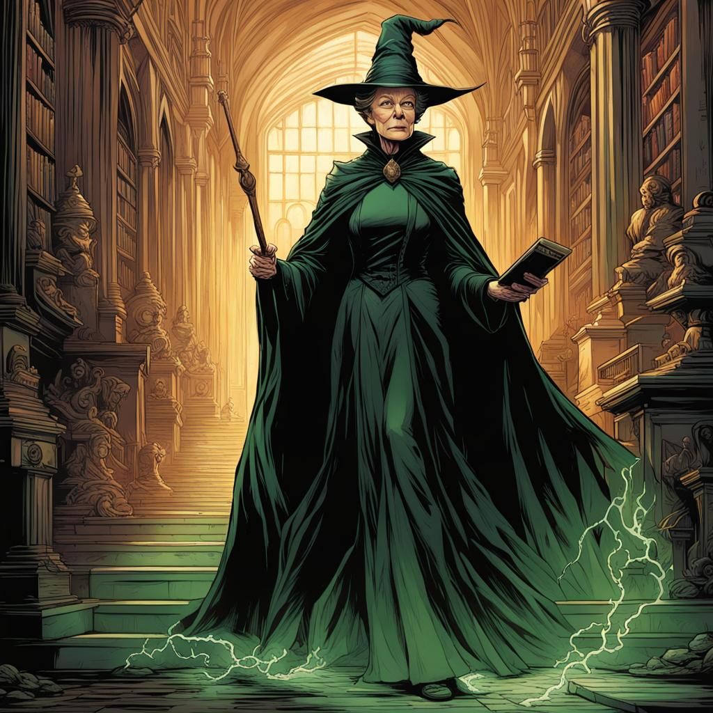Minerva McGonagall - AI Generated Artwork - NightCafe Creator