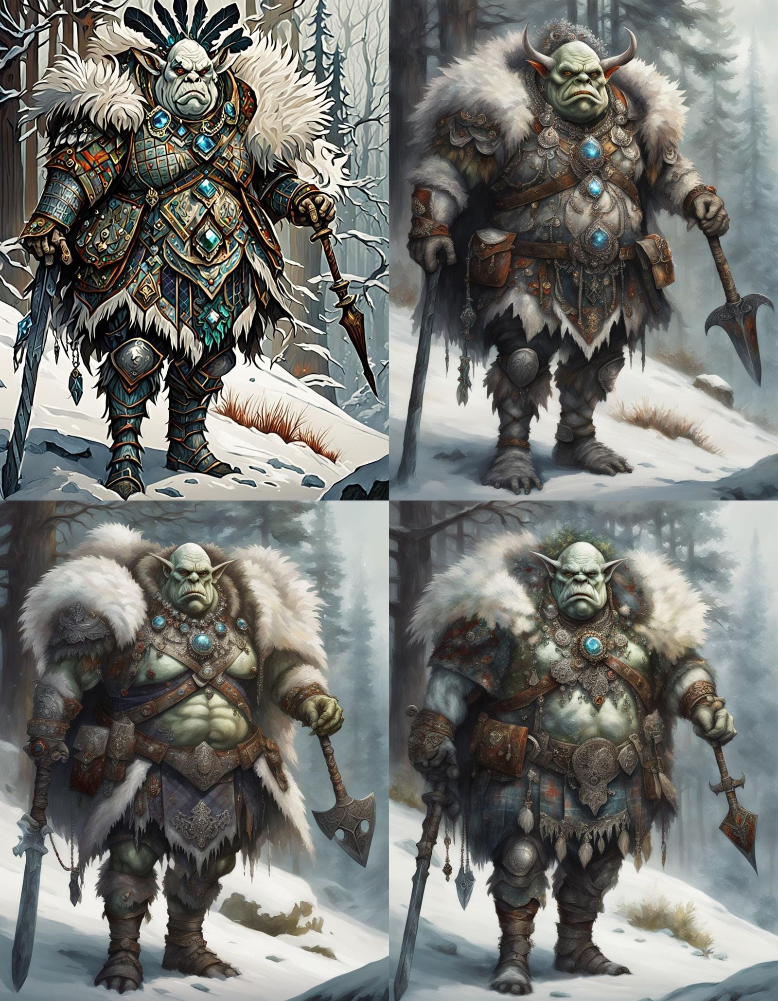 Paranormal hyper male Irish ugly fat, pale white ogre by Aleksandr ...