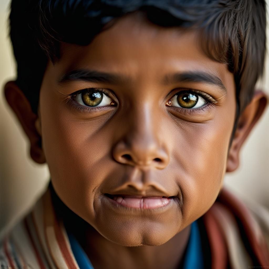 young indian boy - AI Generated Artwork - NightCafe Creator
