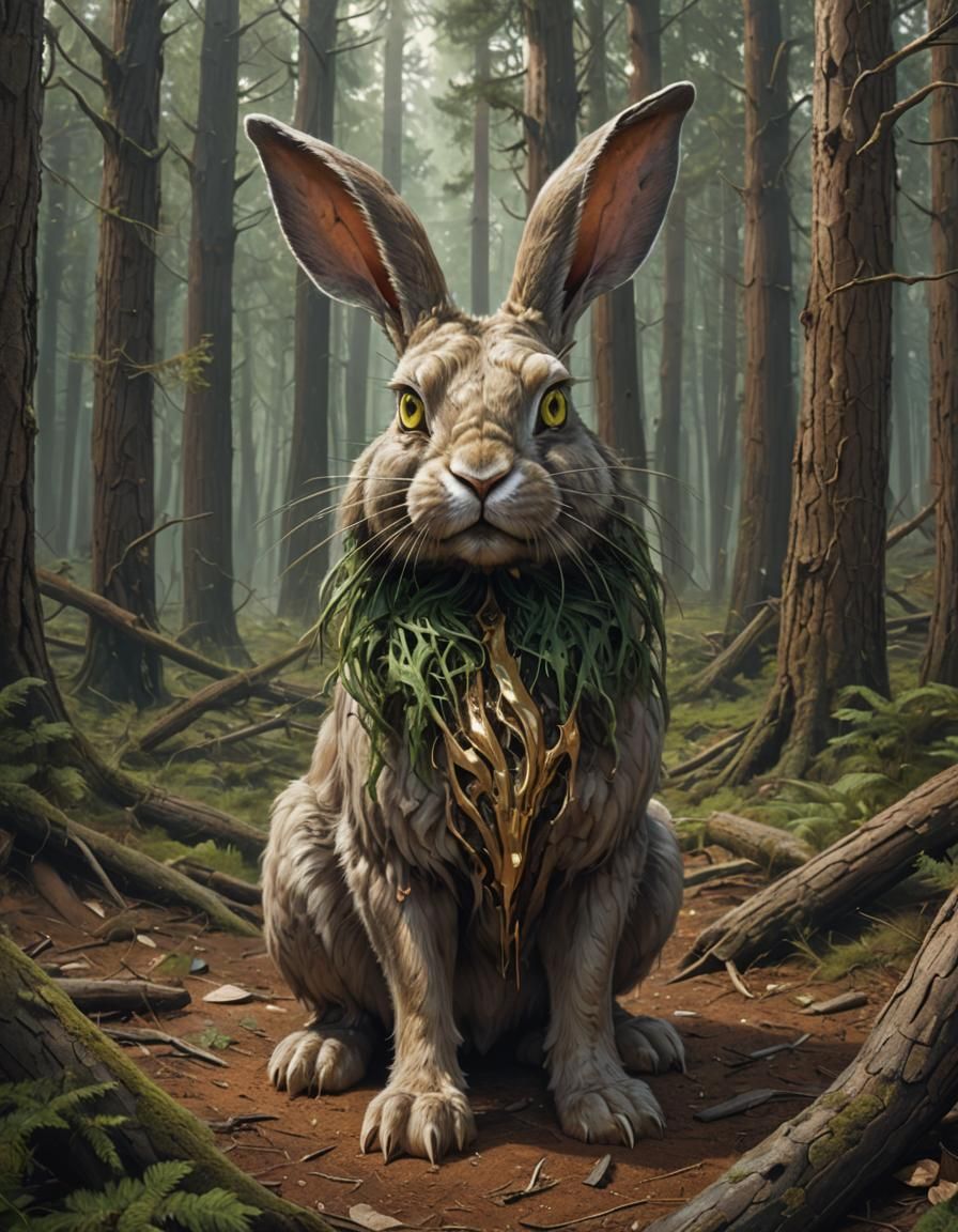 Big big rabbit - AI Generated Artwork - NightCafe Creator