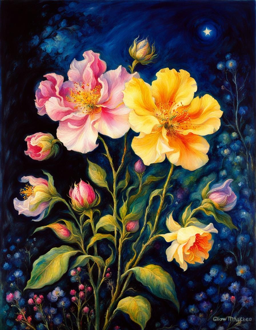 flowers - AI Generated Artwork - NightCafe Creator