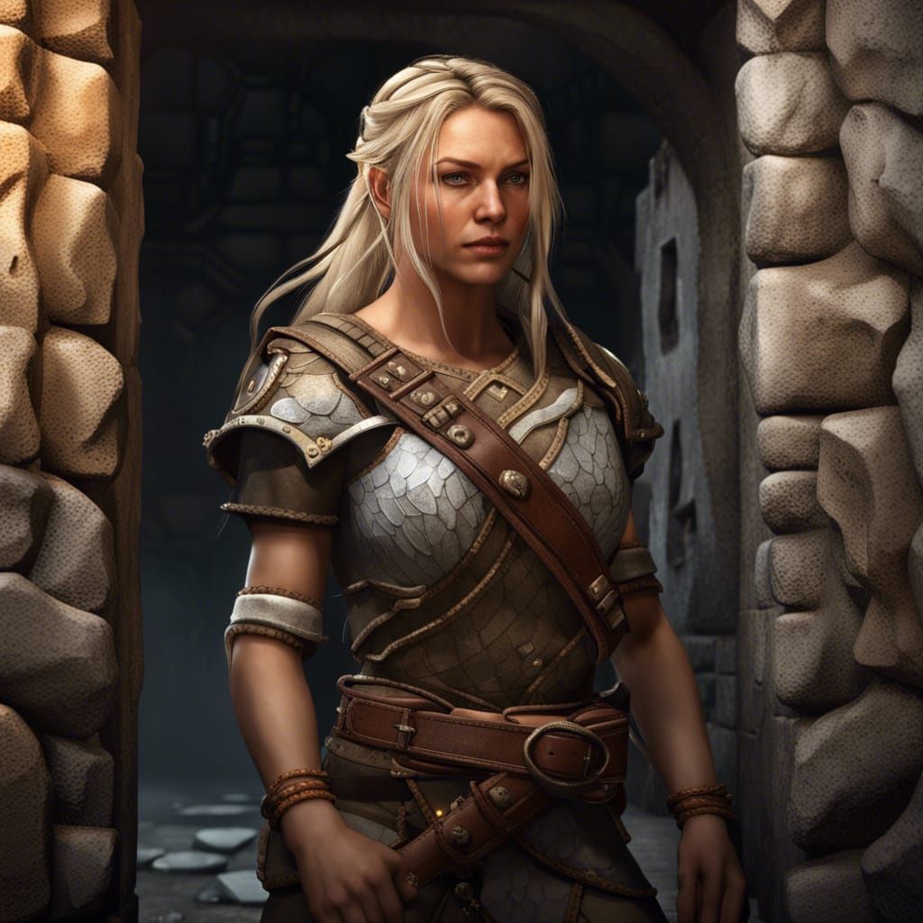 Varnoth Female Warrior - AI Generated Artwork - NightCafe Creator