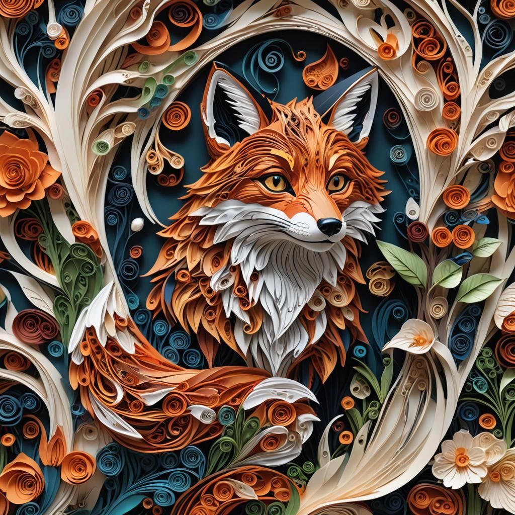QUILLING CREATIONS - AI Generated Artwork - NightCafe Creator